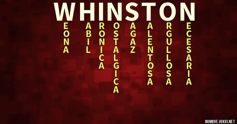 Qué significa whinston