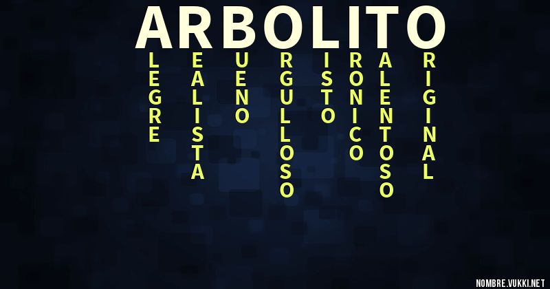 Qué significa arbolito