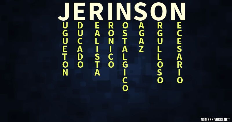 Qué significa jerinson
