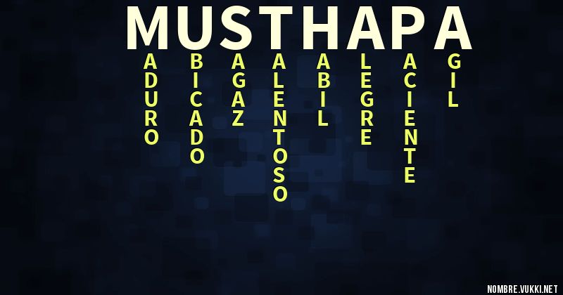 Qué significa musthapa