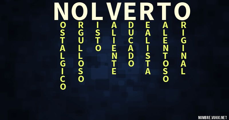 Qué significa nolverto