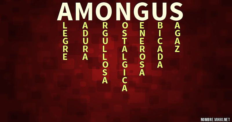 Qué significa amongus