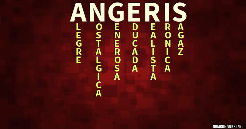 Qué significa angeris