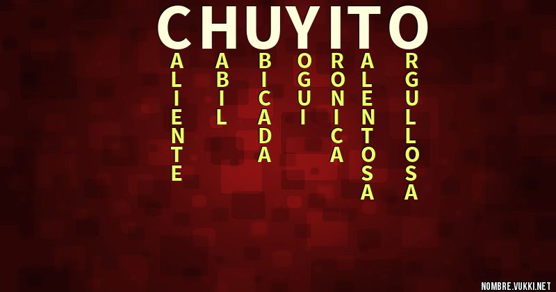 Qué significa chuyito