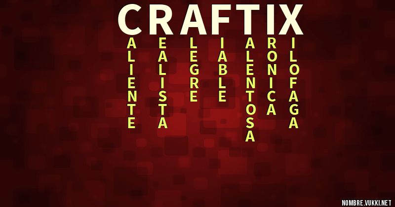 Qué significa craftix11
