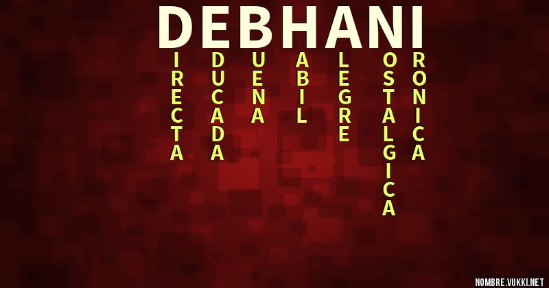 Qué significa debhani