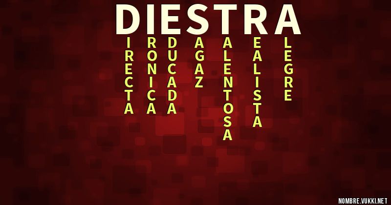 Qué significa diestra