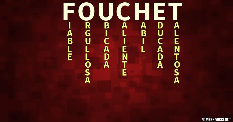 Qué significa fouchet