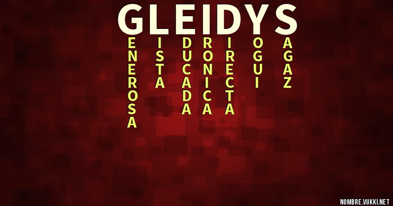 Qué significa gleidys