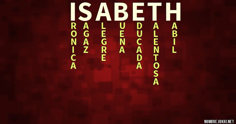 Qué significa isabeth