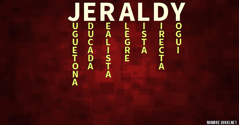 Qué significa jeraldy