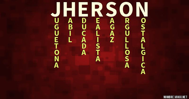 Qué significa jherson