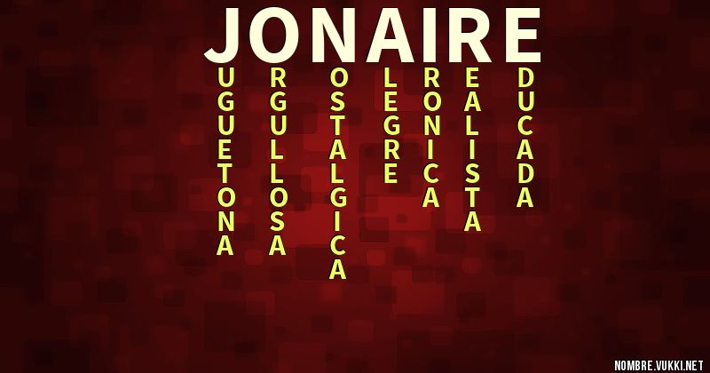 Qué significa jonaire