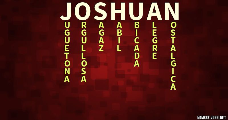 Qué significa joshuan