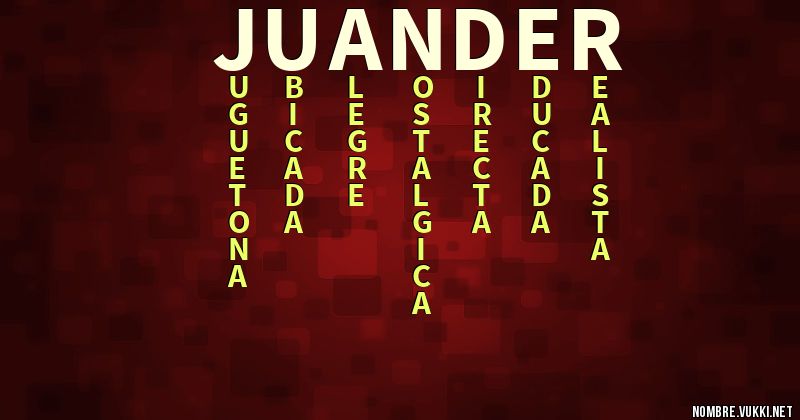 Qué significa juander