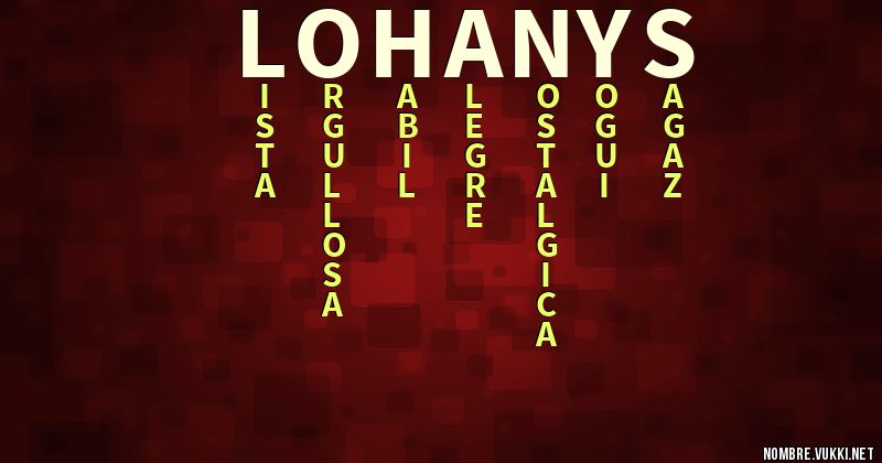 Qué significa lohanys