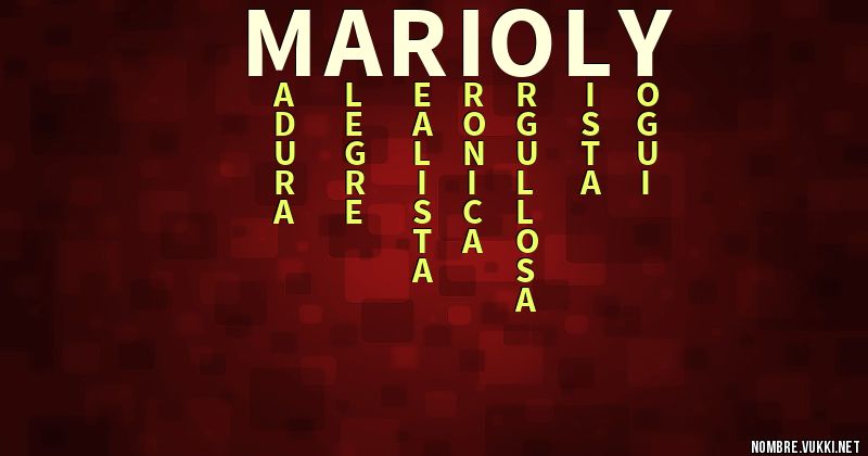 Qué significa marioly