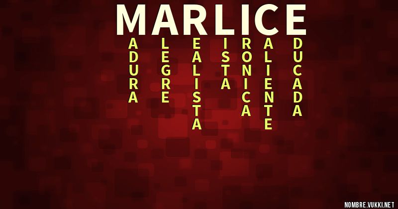 Qué significa marlice