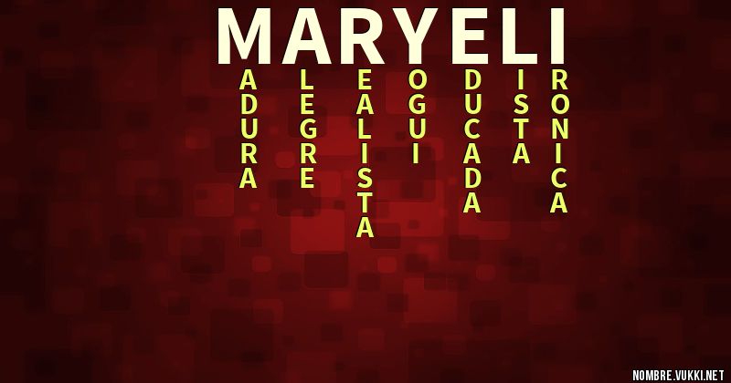 Qué significa maryeli