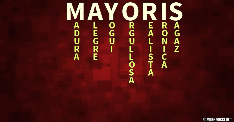 Qué significa mayoris