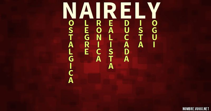Qué significa nairely