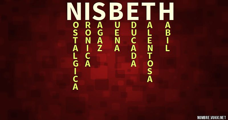 Qué significa nisbeth