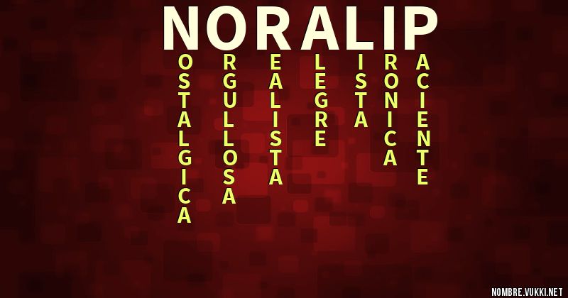 Qué significa noralip