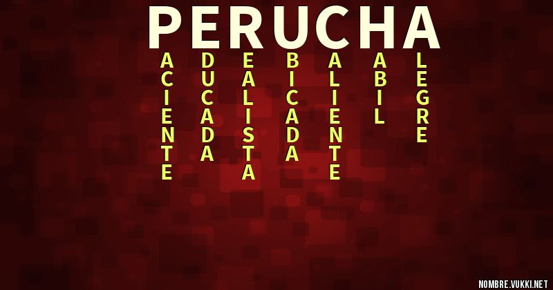 Qué significa perucha