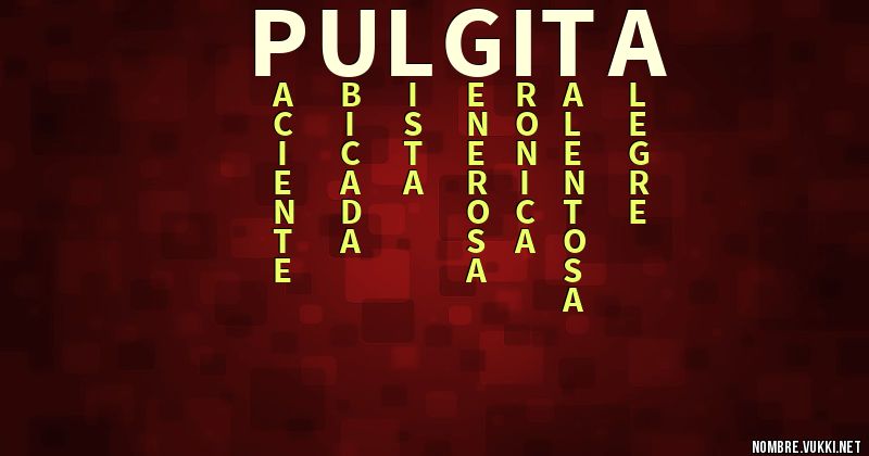 Qué significa pulgita