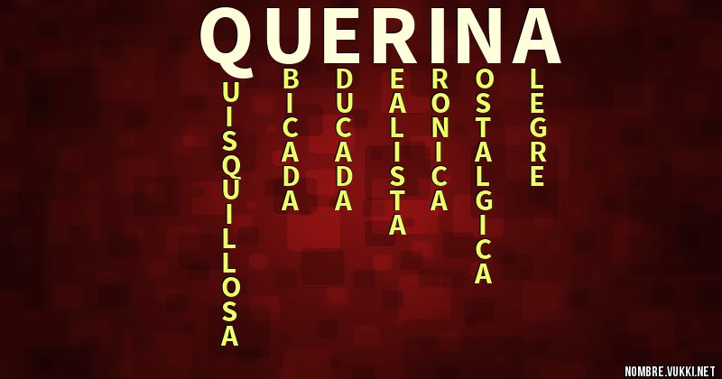 Qué significa querina
