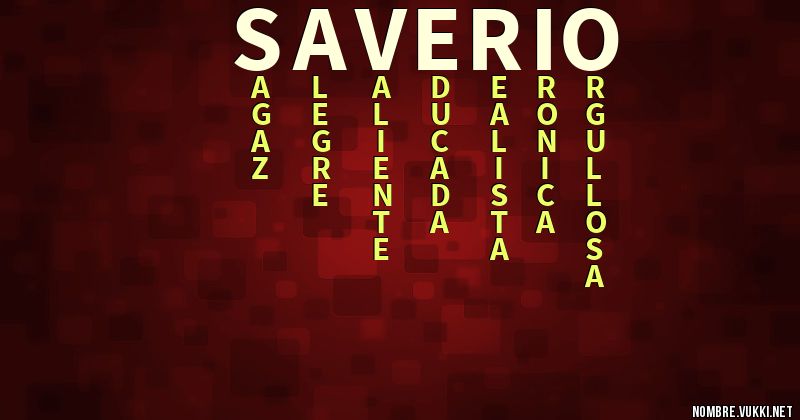 Qué significa saverio
