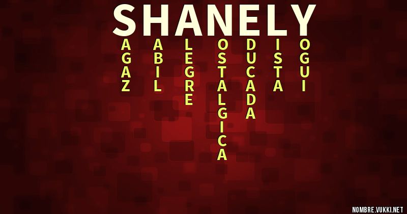 Qué significa shanely