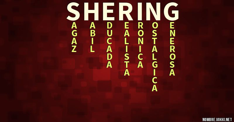 Qué significa shering