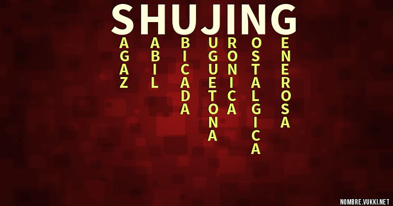 Qué significa shujing