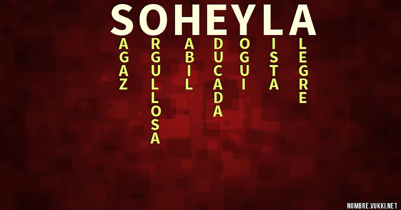 Qué significa soheyla