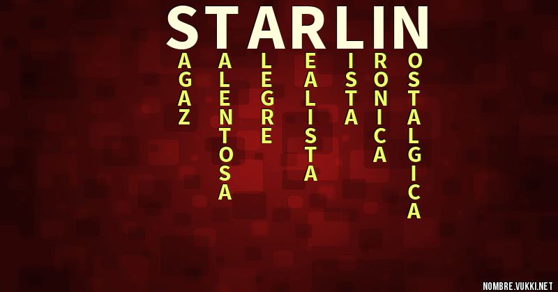Qué significa starlin