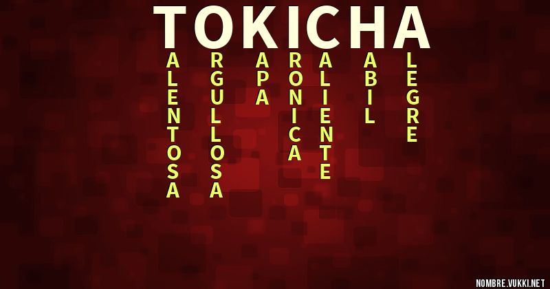 Qué significa tokicha