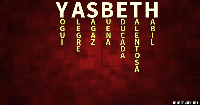 Qué significa yasbeth