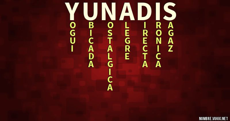 Qué significa yunadis