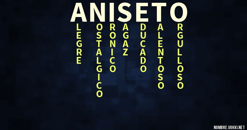 Qué significa aniseto