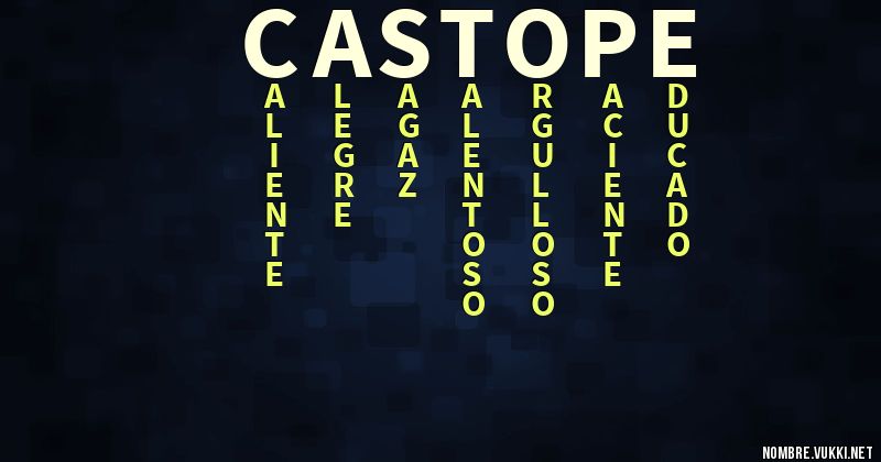 Qué significa castope