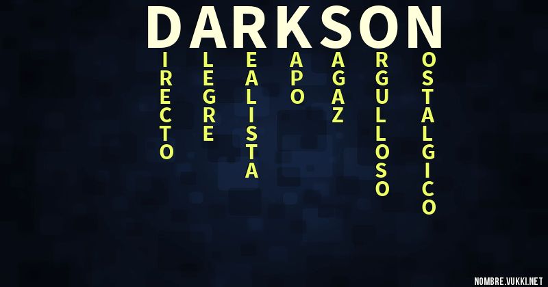 Qué significa darkson