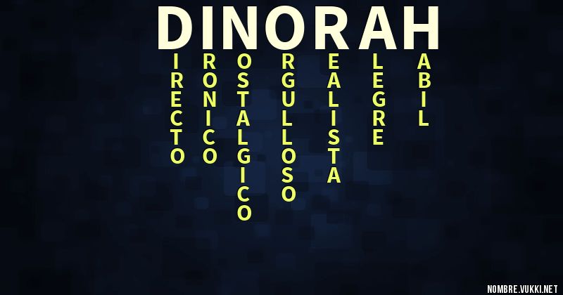 Qué significa dinorah