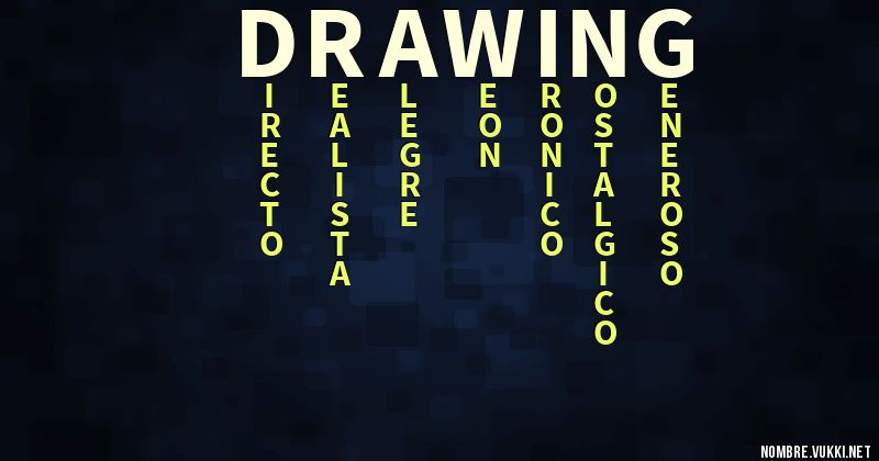 Qué significa drawing