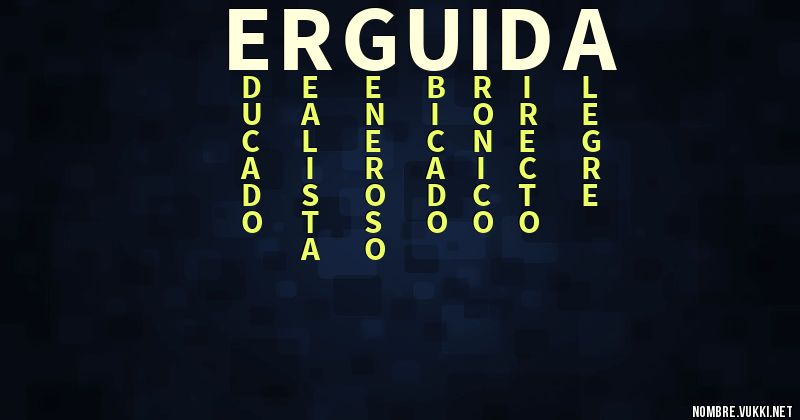 Qué significa erguida