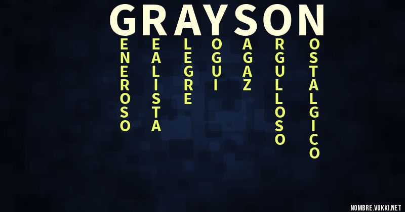 Qué significa grayson