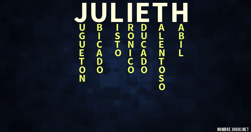 Qué significa julieth