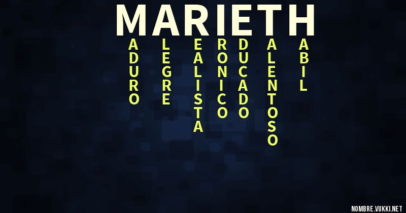 Qué significa marieth