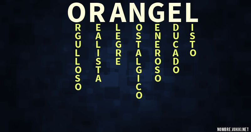 Qué significa orangel