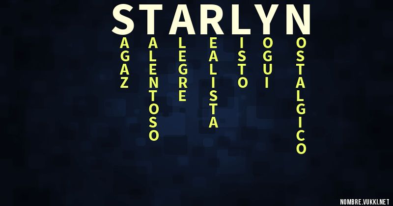 Qué significa starlyn